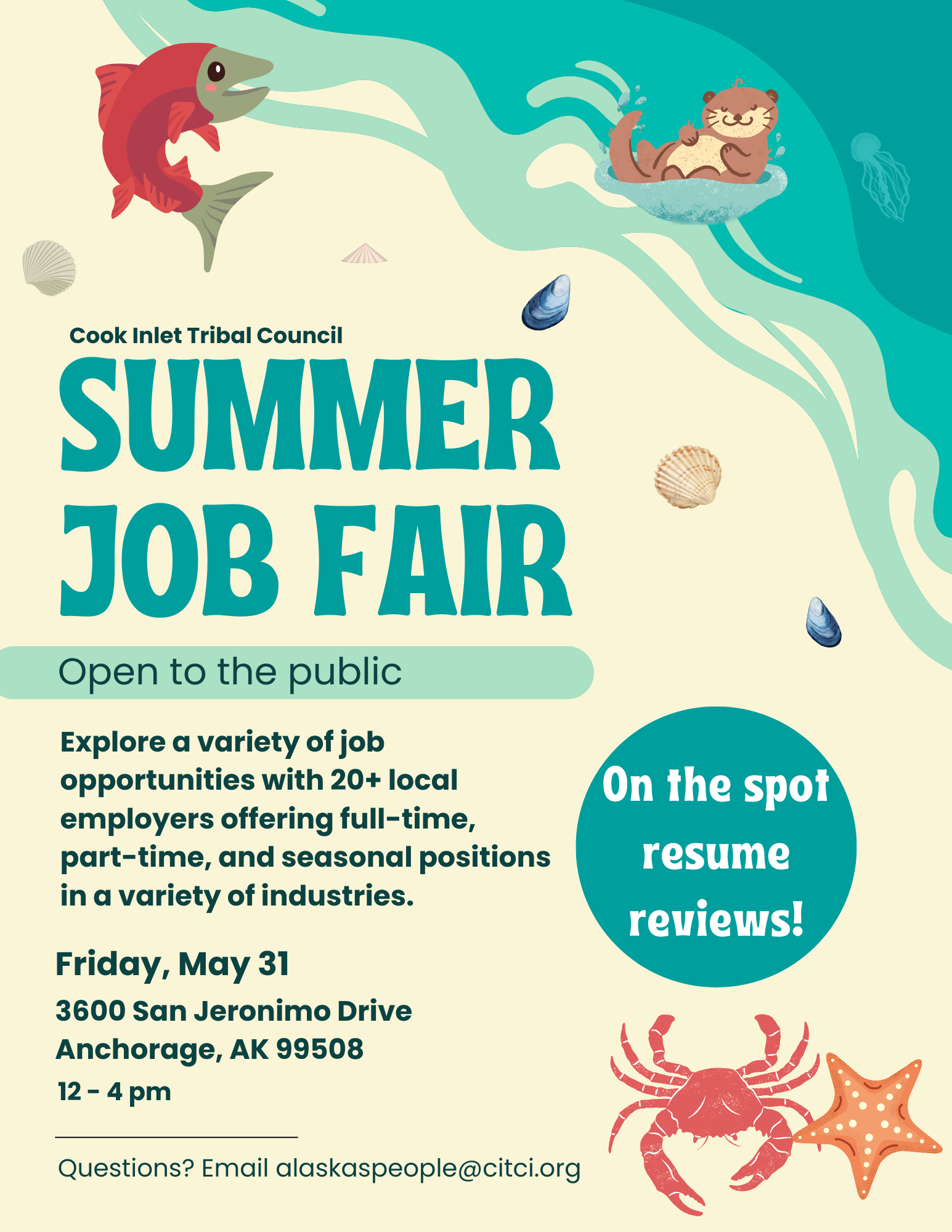 Summer Job Fair - Alaska Native Hire